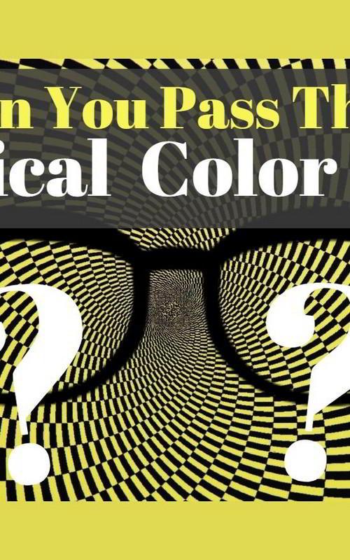 Optical Test: Discover Your Brain's True Color Bias