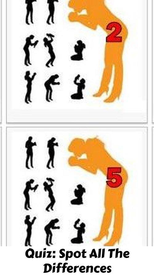 Quiz: Spot All The Differences