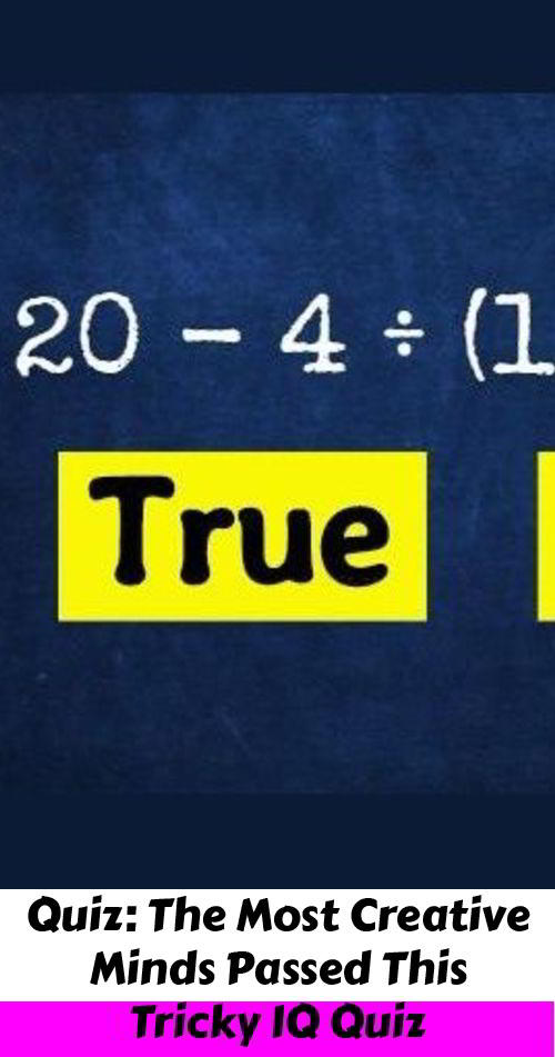 Quiz: The Most Creative Minds Passed This Tricky IQ Quiz